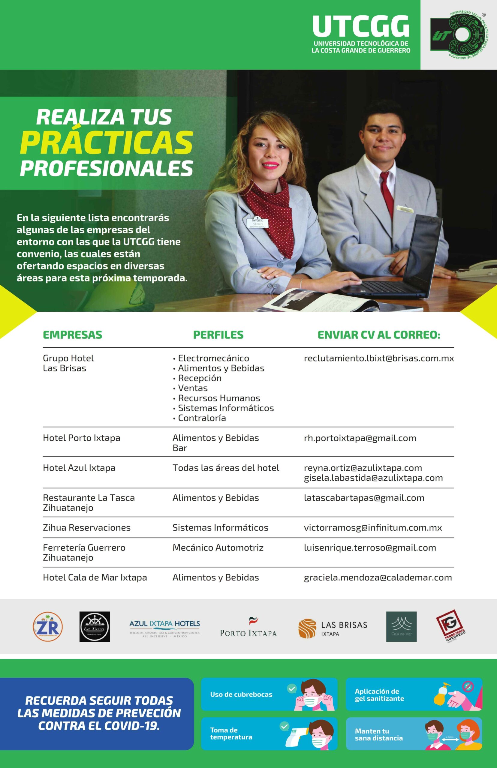 Realiza tus prácticas profesionales | UTCGG